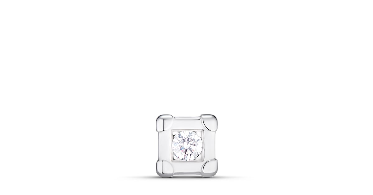 Les Gastons Vuitton Trunk Stud, White Gold and Diamond - Koleksi | LOUIS VUITTON